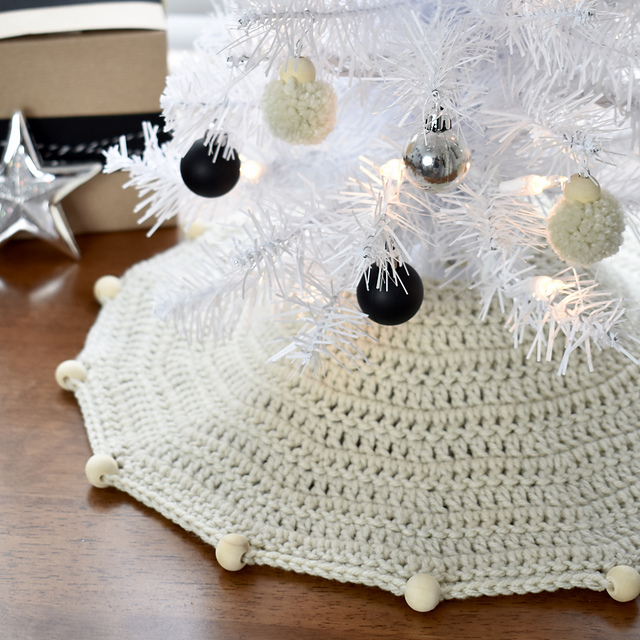 Ravelry: Modern Mini Tree Skirt pattern by Cheryl Marie Handmade