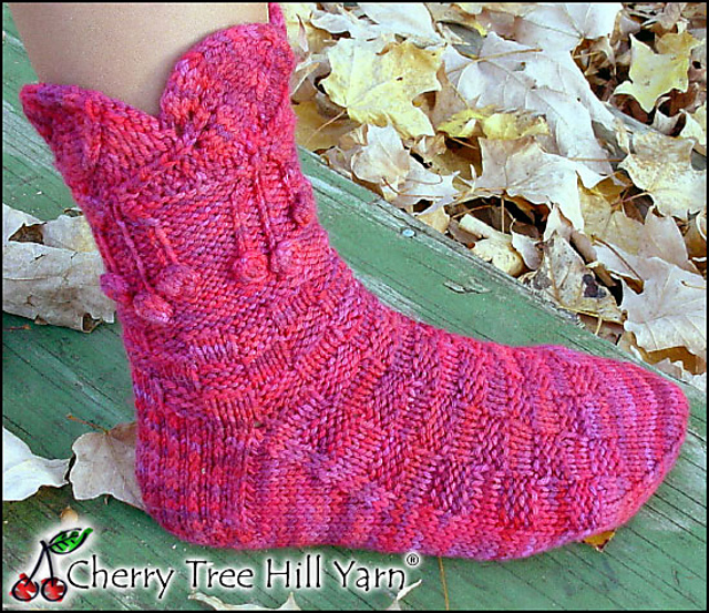 Ravelry: Cherry Socks pattern by Shelagh Smith
