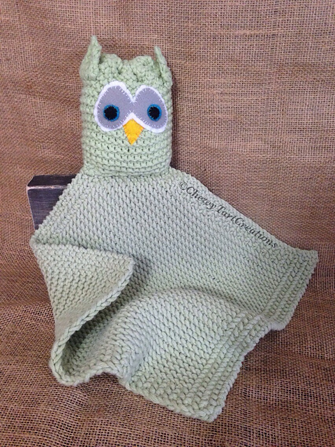 Ravelry: Sweet Owl Lovie pattern by Chewy Tart