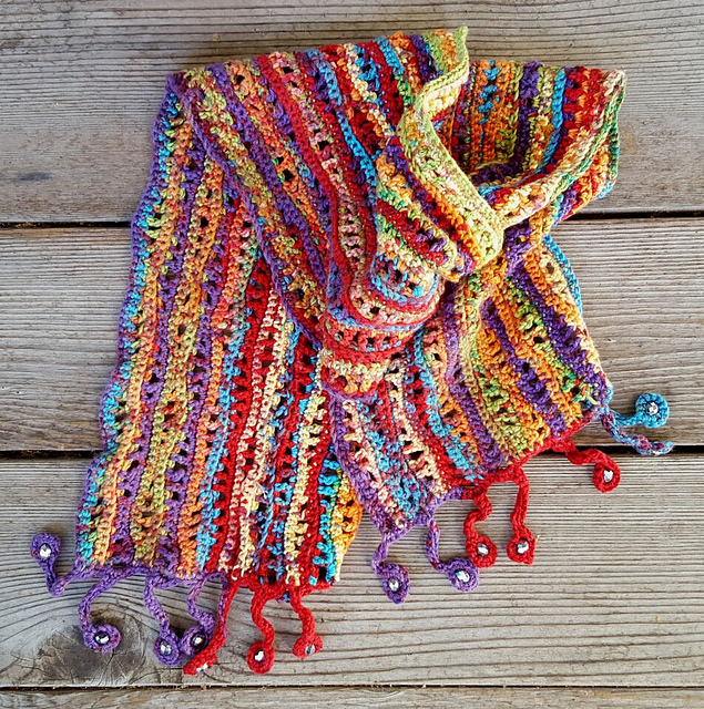 Ravelry: Chicosalt's Mexican Waves Scarf