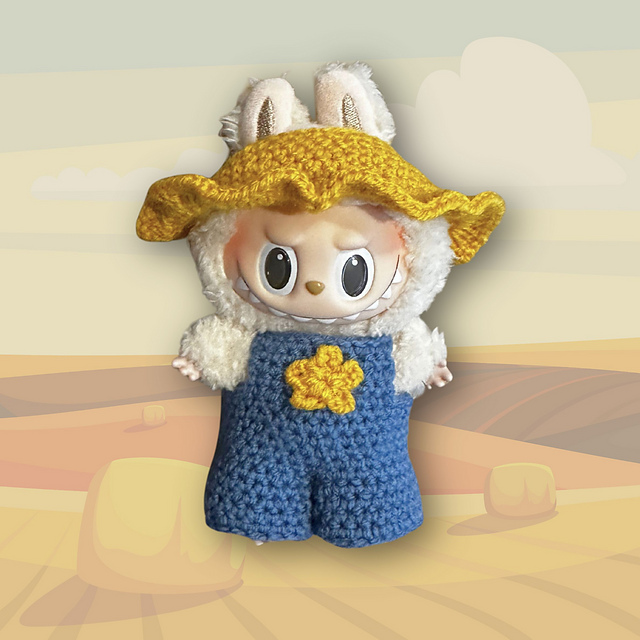 Ravelry: Harvest outfit labubu pattern by Chloe Elizabeth Birch