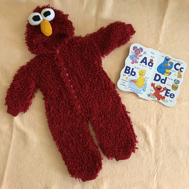 Ravelry: Furry Red Monster Costume pattern by ChrisAnn Torres