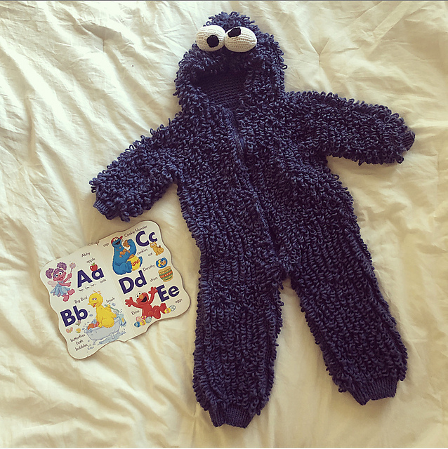 Ravelry: Furry Blue Monster Costume pattern by ChrisAnn Torres