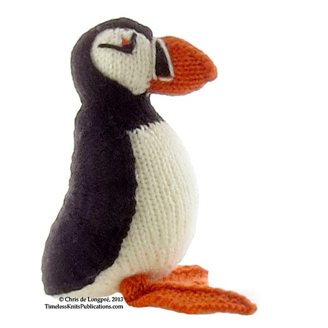 Ravelry: Puffin pattern by Chris de Longpré