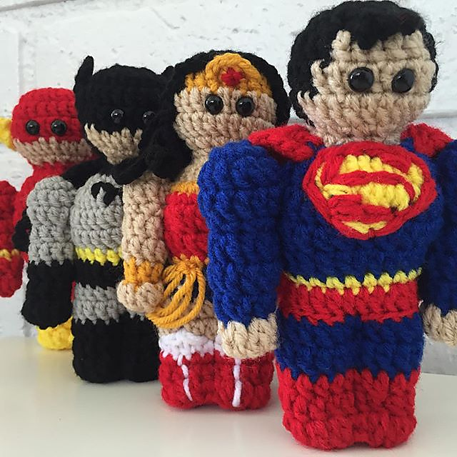 Ravelry: HandmadeChrissy's DC Comics Inspired Fan Dolls
