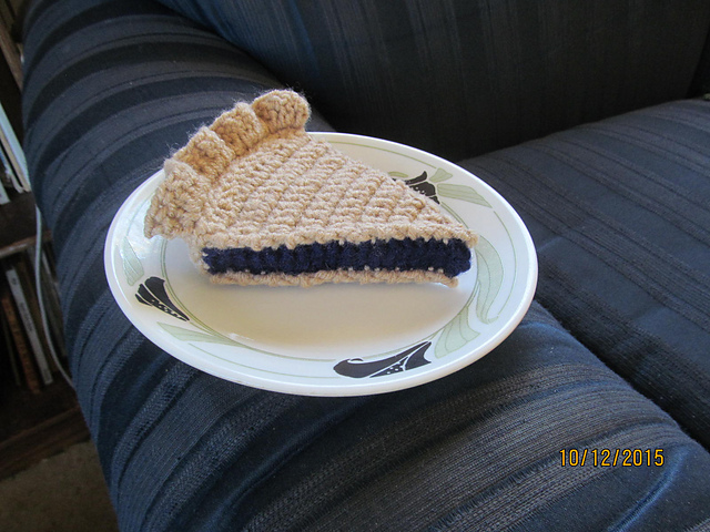 Ravelry: Crocheted Pie Slice pattern by Christa Hansberry