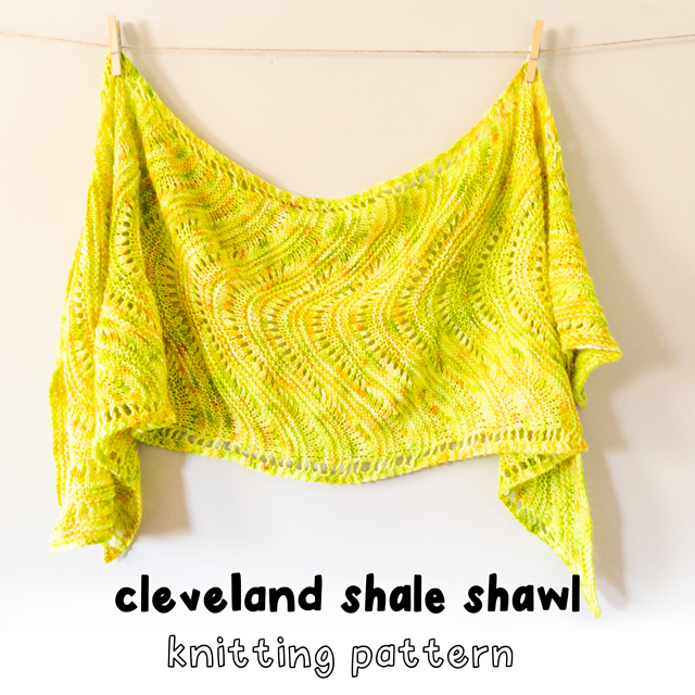 Ravelry: CLEVELAND SHALE Shawl pattern by Christine Parker