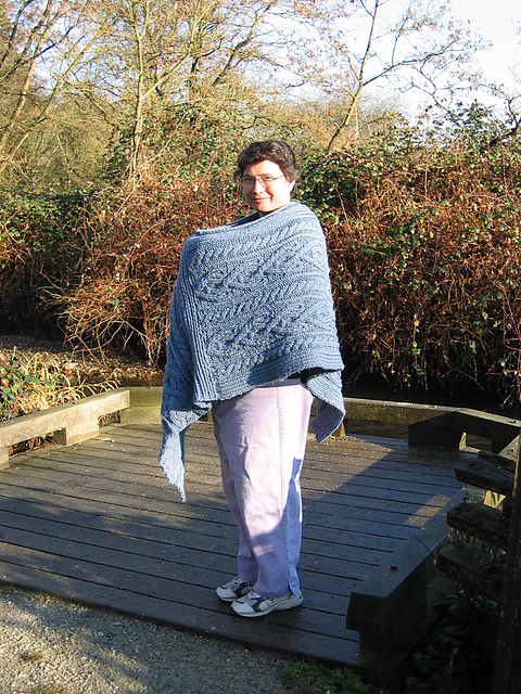 Ravelry: Aran Poncho pattern by Patons