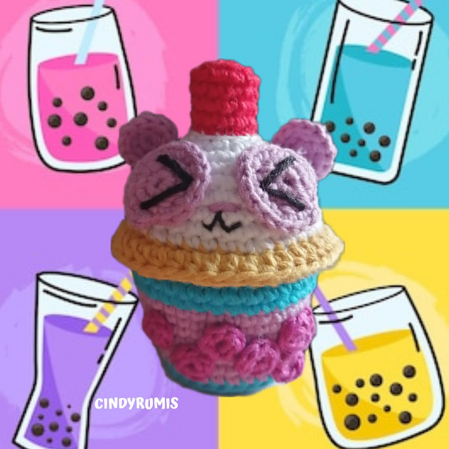 Ravelry: Boba Panda Tea pattern by Cindy Herrera