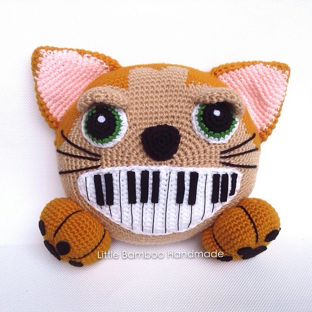 Ravelry: Happy Cat Keyboard pattern by Little Bamboo Handmade