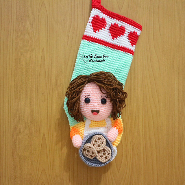 Ravelry: Personalised Mom Christmas Stocking pattern by Little Bamboo ...