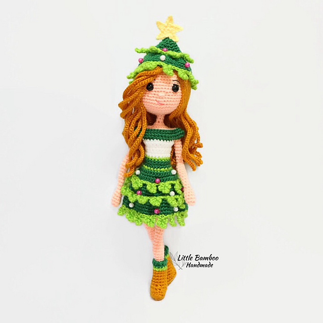 Ravelry: Christmas Tree Girl pattern by Little Bamboo Handmade