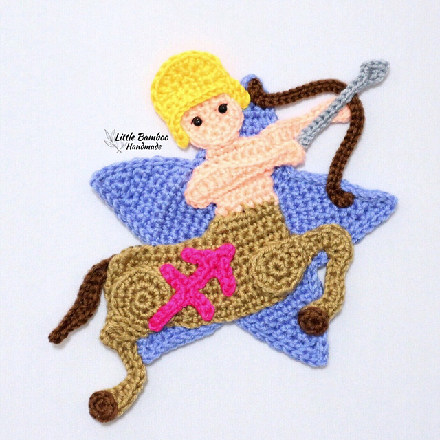 Ravelry: Sagittarius Applique pattern by Little Bamboo Handmade