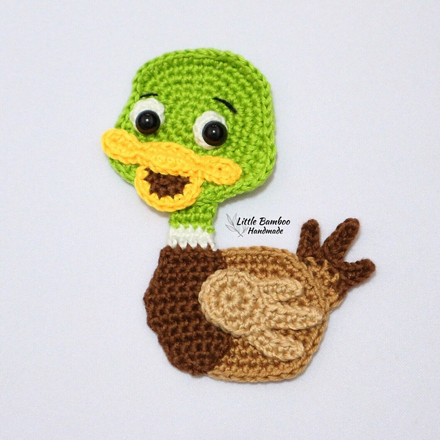 Ravelry: Duck Applique pattern by Little Bamboo Handmade