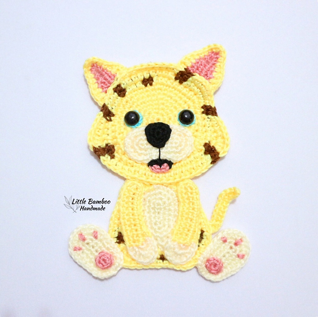 Ravelry: Leopard Applique pattern by Little Bamboo Handmade