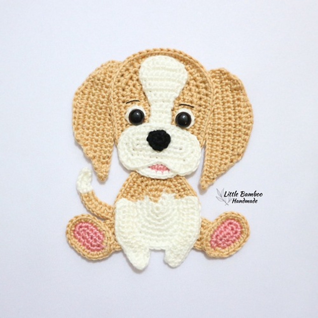 Ravelry: Beagle Applique pattern by Little Bamboo Handmade
