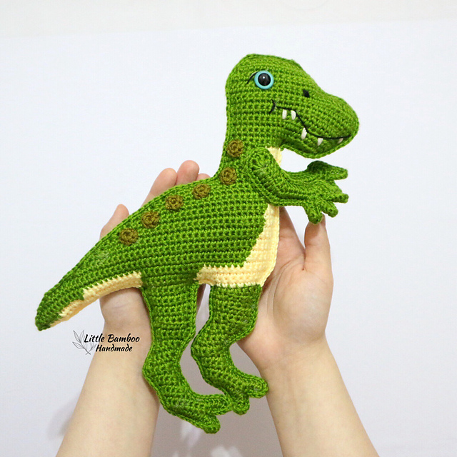 Ravelry: T-Rex Ragdoll pattern by Little Bamboo Handmade