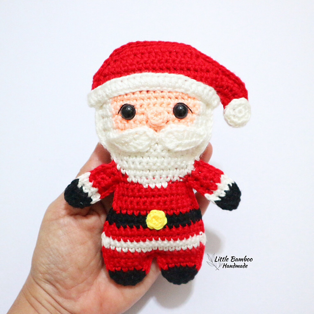 Ravelry: Santa Claus Ornament pattern by Little Bamboo Handmade