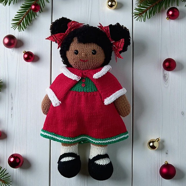 Ravelry: Lilly & May Christmas Cape pattern by Claire Fairall Designs