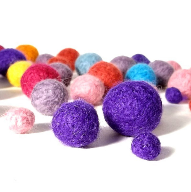 Ravelry: Knitted Felt Beads pattern by Claire Fairall Designs