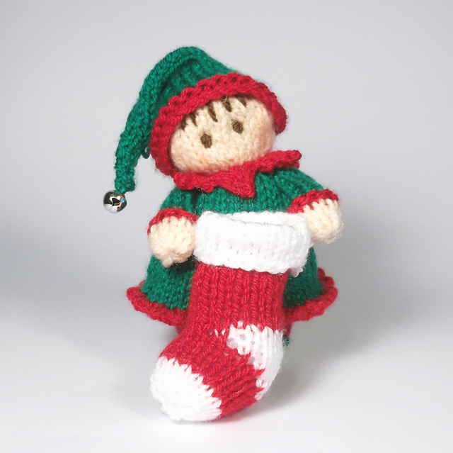 Ravelry: Girl Elf Bitsy Baby Doll pattern by Claire Fairall Designs