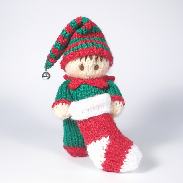 Ravelry: Christmas Boy Elf Bitsy Baby Doll pattern by Claire Fairall ...