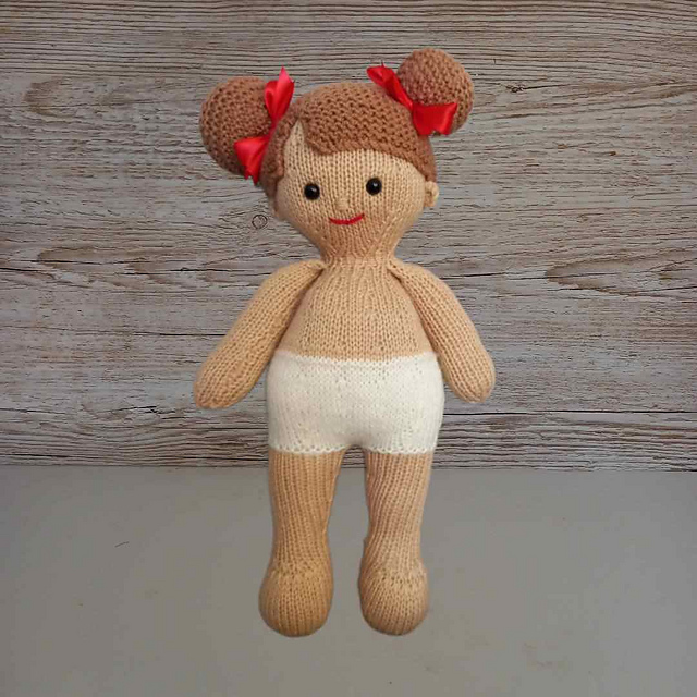 Ravelry: Lilly and May Basic Dolls pattern by Claire Fairall Designs