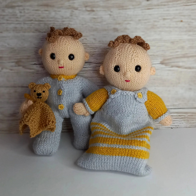 Ravelry: Betsy and Ben Sleep Set pattern by Claire Fairall Designs