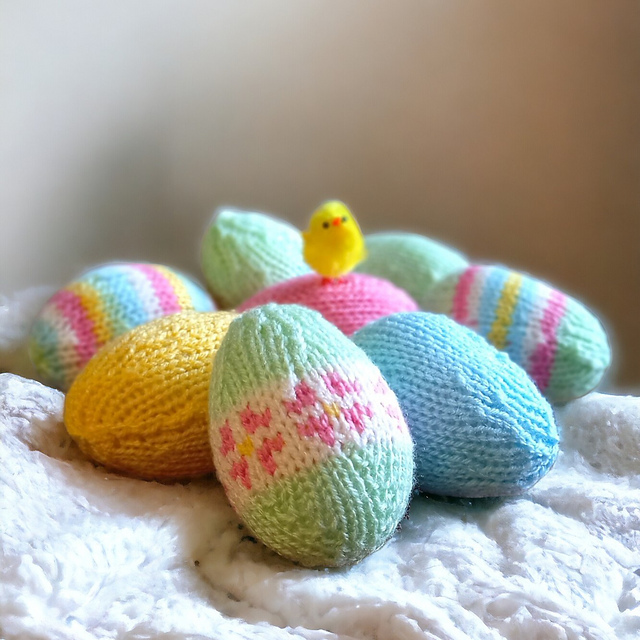 Ravelry: Easter Eggs pattern by Claire Fairall Designs