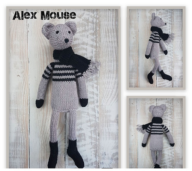 Ravelry: Alex Mouse pattern by Sardines For Tea