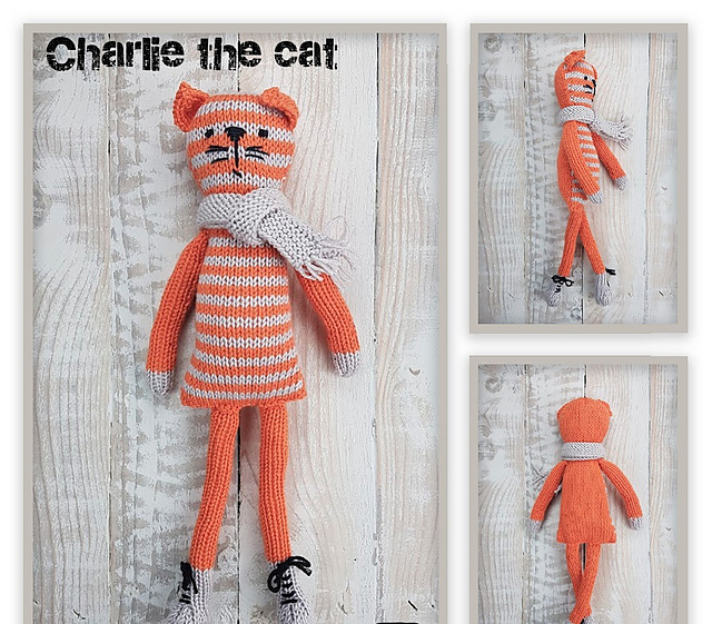 Ravelry: Charlie Cat pattern by Sardines For Tea