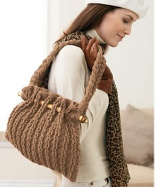 Ravelry: Autumn Tote Bag pattern by Bernat Design Studio