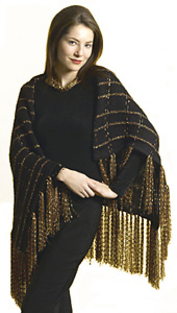 Ravelry: Plaid Wrap pattern by Caron Design Team