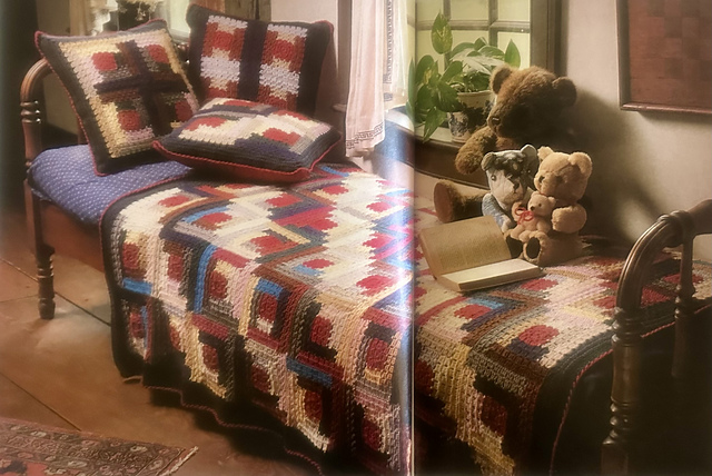 Ravelry: Log Cabin Crocheted Afghan pattern by Sara Jane Treinen