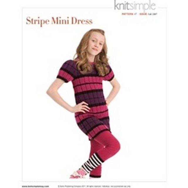 Ravelry: #07 Stripe Mini Dress pattern by Mari Lynn Patrick
