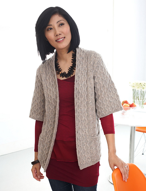 Ravelry: Long Cardigan with Pockets pattern by Patons