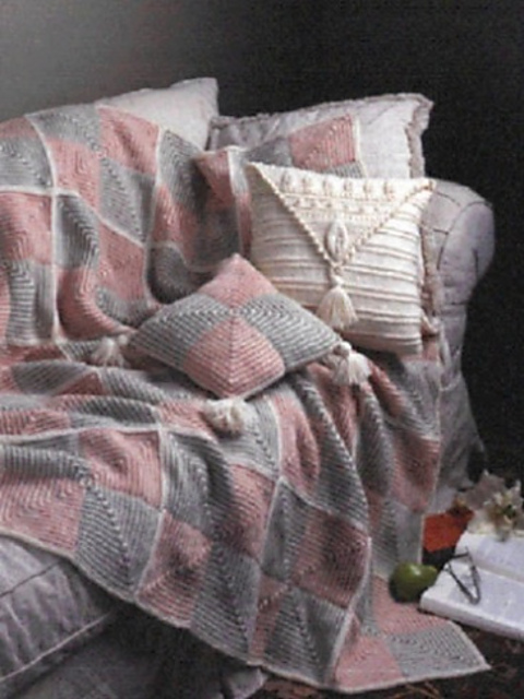 Ravelry: Pastel Squares Throw pattern by Patons