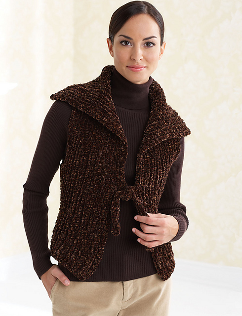 Ravelry: Plush Vest #127 pattern by Patons