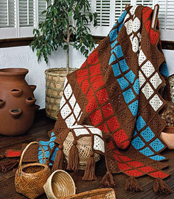 Ravelry: Diagonal Granny Square Afghan pattern by Joan Kokaska