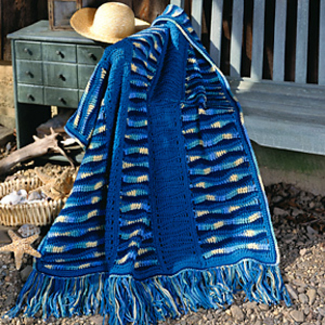 Ravelry: Ocean Waves Afghan pattern by Lori Jean Karluk