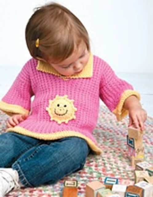 Ravelry: Sunshine Pullover With Collar pattern by Lorna Miser