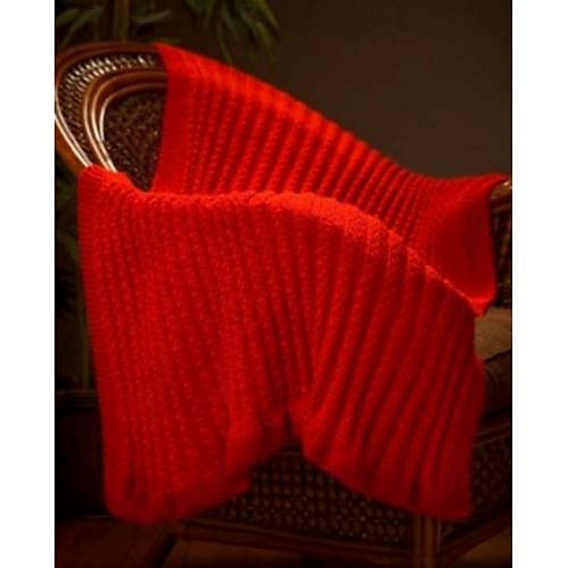 Ravelry: Red Ridges / Textured Ribbons Afghan pattern by Premier Yarns ...