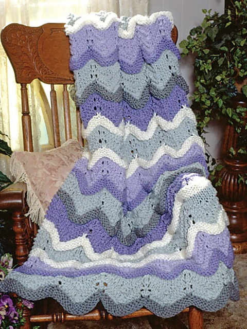 Ravelry: Sherbet Ripple Afghan pattern by Ann E. Smith