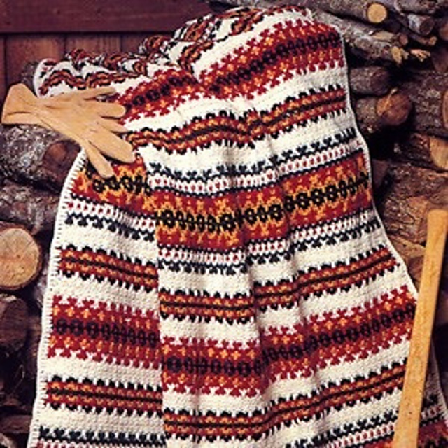 Ravelry: Fireside Winter Afghan pattern by Anne Halliday