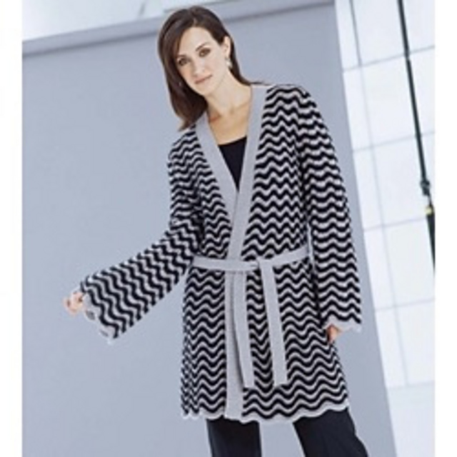 Ravelry: #10 Ripple Stitch Coat pattern by Jaeger Handknits