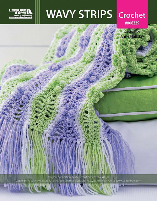 Ravelry: Wavy Strips pattern by Anne Halliday