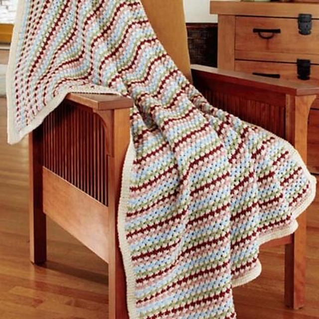 Ravelry: Vintage Rows Throw pattern by Herrschners