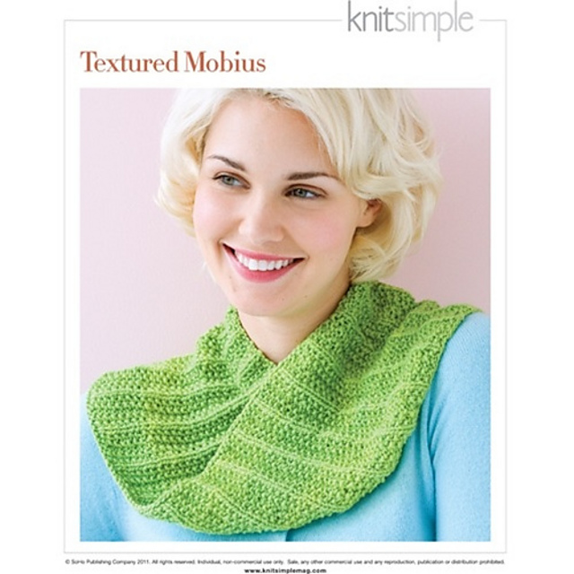 Ravelry: #04 Textured Mobius pattern by Faith Hale