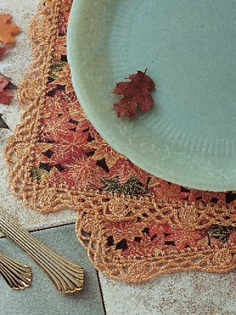Ravelry: Fall Foliage Napkins pattern by Judy Teague Treece