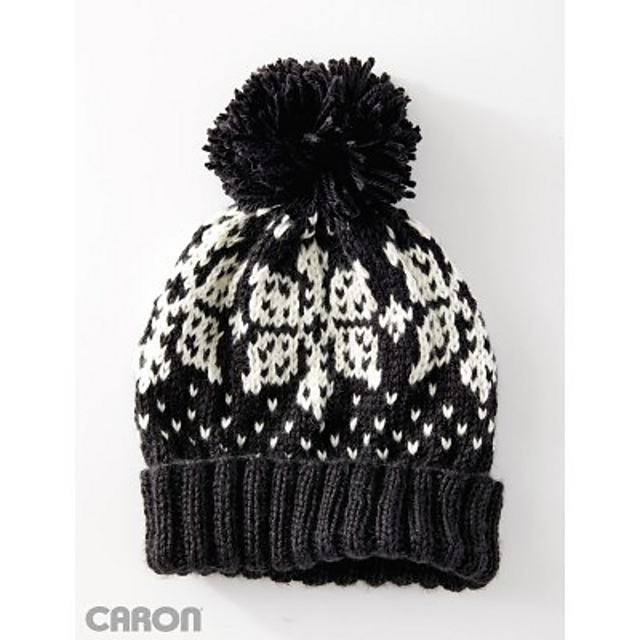 Ravelry: Nordic flake hat pattern by Yarnspirations Design Studio